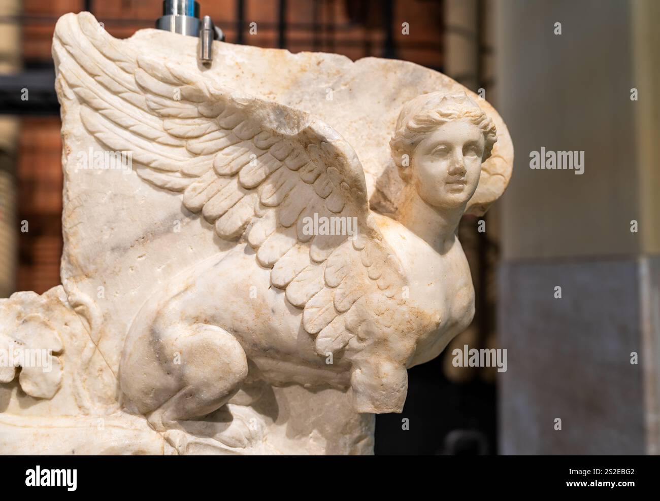 Winged man sphinx sculpture hi-res stock photography and images - Alamy