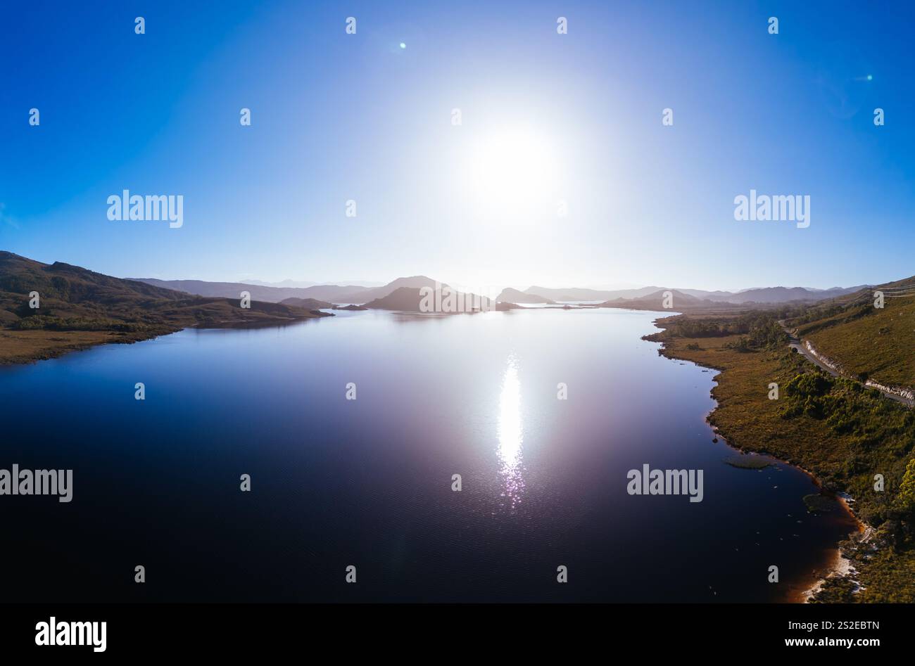Lake Pedder Landscape in Tasmania Australia Stock Photo - Alamy