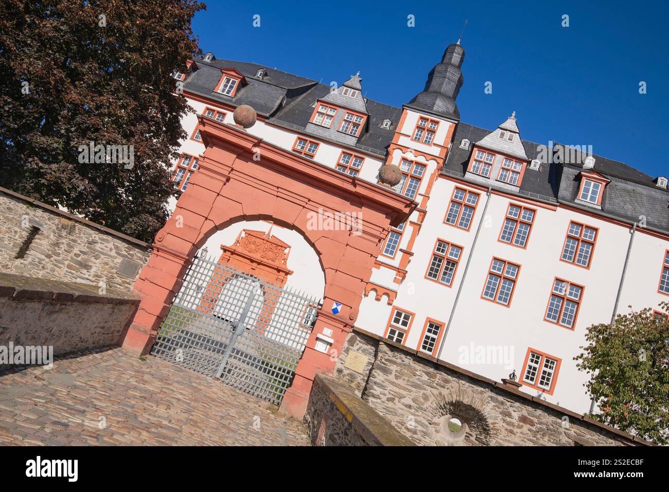 Germany, Hesse, Idstein, Idstein Castle is a Renaissance style schloss ...