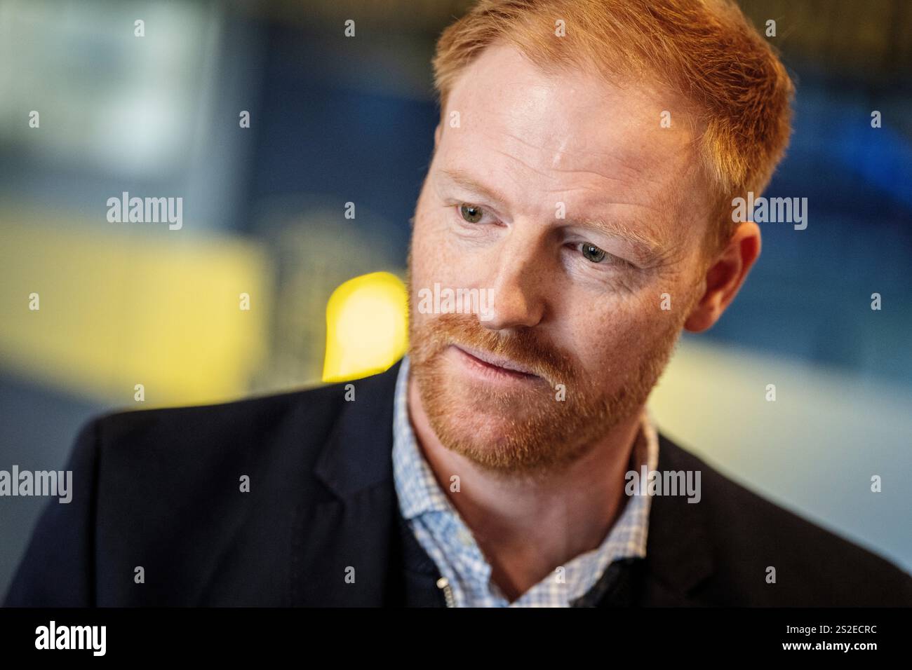 Press conference with Broendby IF's sports director Benjamin Schmedes ...