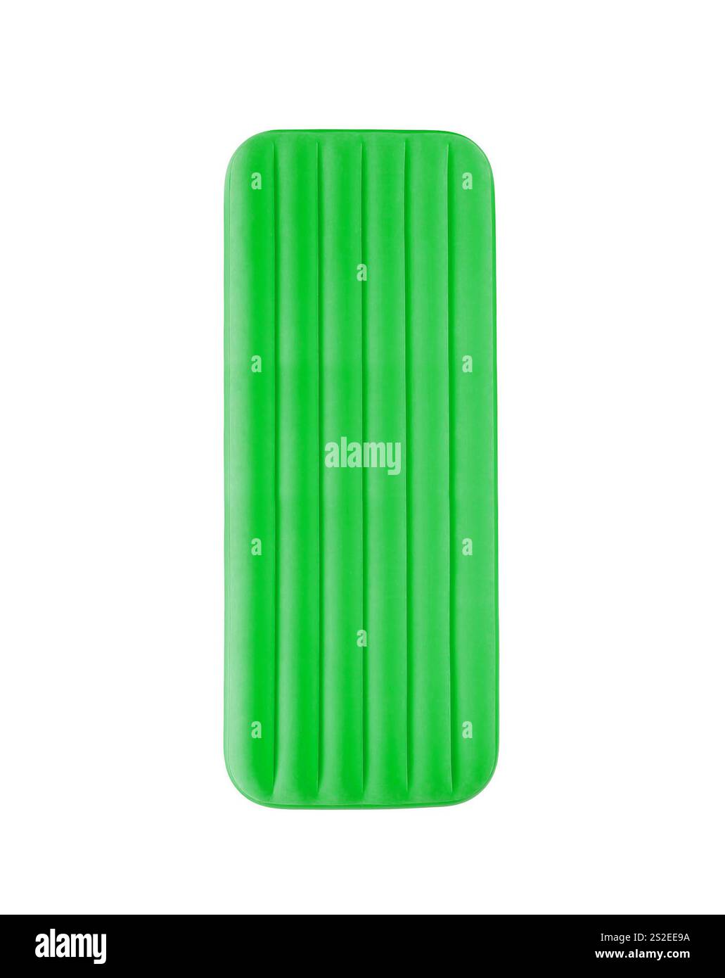 Green floating pool raft isolated on white Stock Photo - Alamy