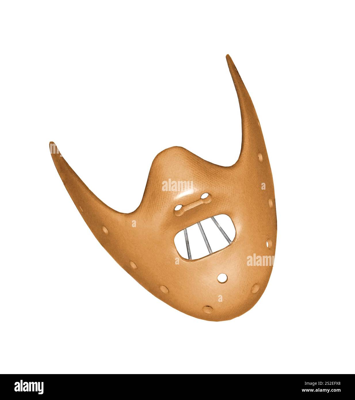 restraint mask isolated on white background Stock Photo - Alamy