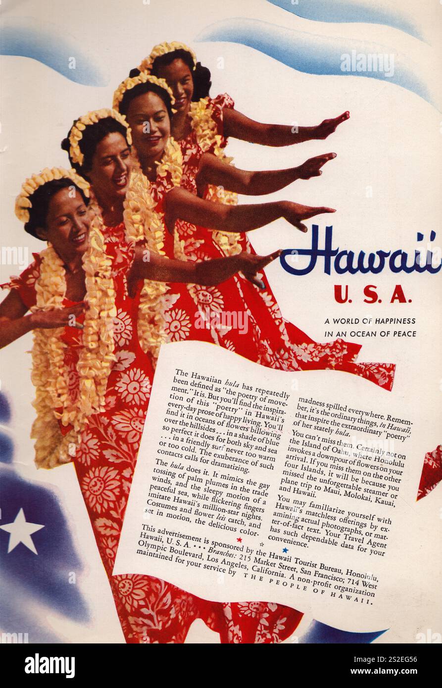 American advertisement 1940s Stock Photo - Alamy