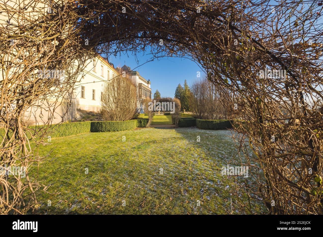 Zbiroh castle, medieval landmark in Region Pilsen in Czech Republic ...