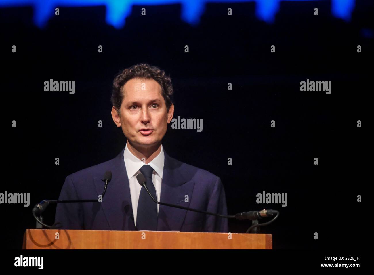 John Elkann presidente Stellantis all'Incontro istituzionale in ...