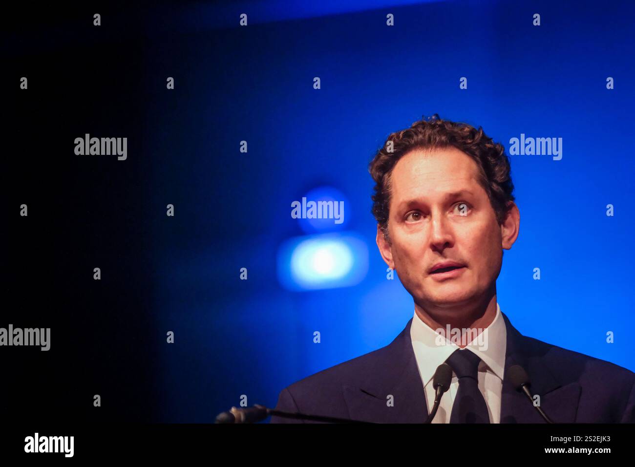 John Elkann presidente Stellantis all'Incontro istituzionale in ...