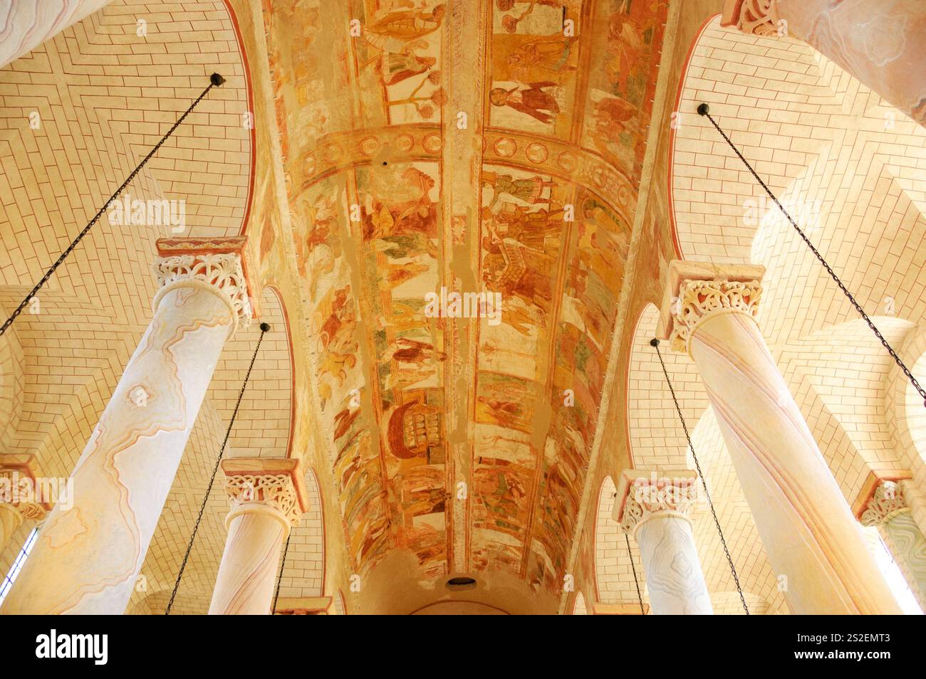 Saint-Savin, France - May 5, 2016: Noah's Ark and other Bible stories ...