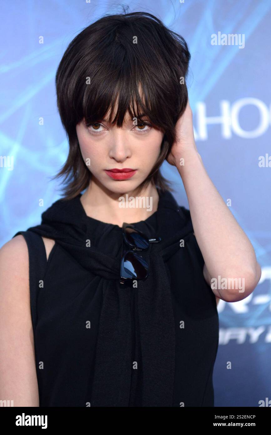 Julia Morrison at the premiere of 'The Amazing Spider-Man 2' in New ...