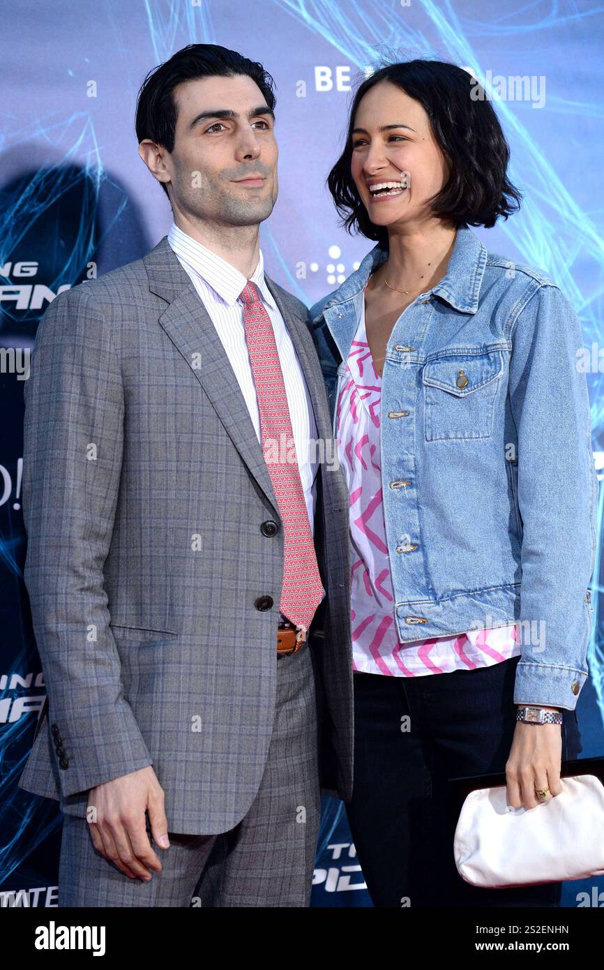 Louis Cancelmi and Elisabeth Waterston at the premiere of 'The Amazing ...