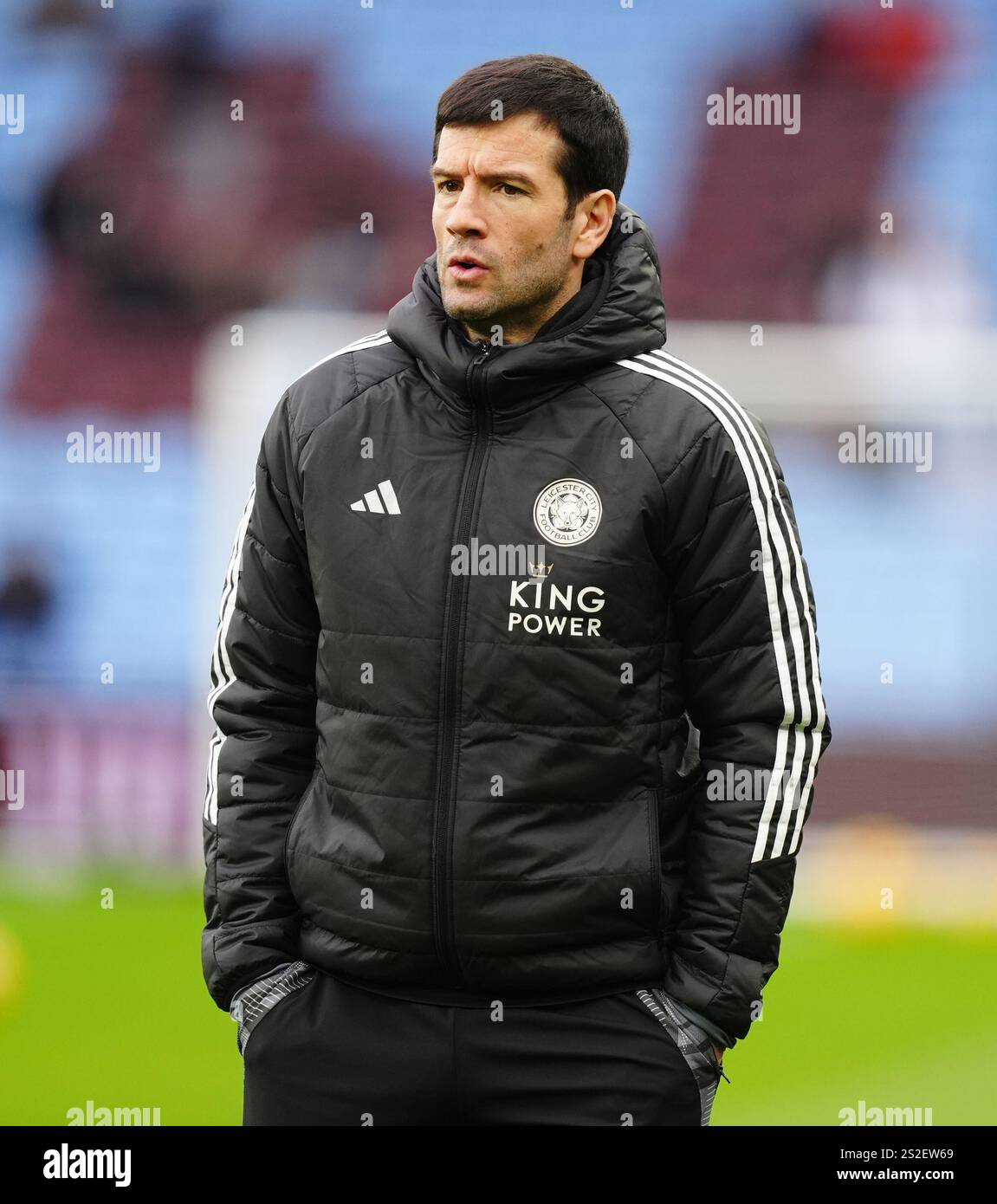 Leicester City coach Brian Barry-Murphy during the Premier League match ...