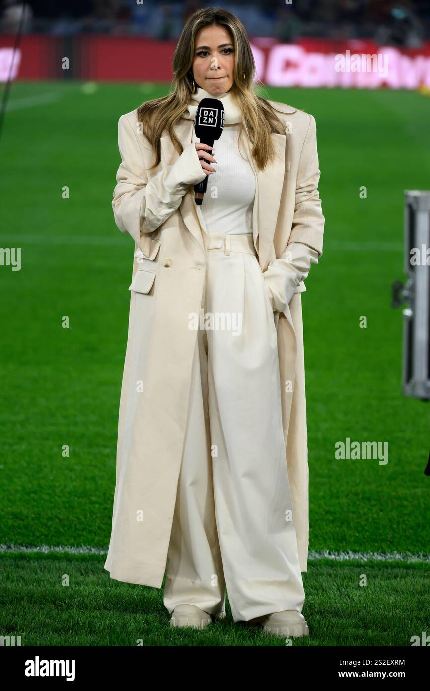 DAZN television anchorwoman Diletta Leotta during the Serie A football ...