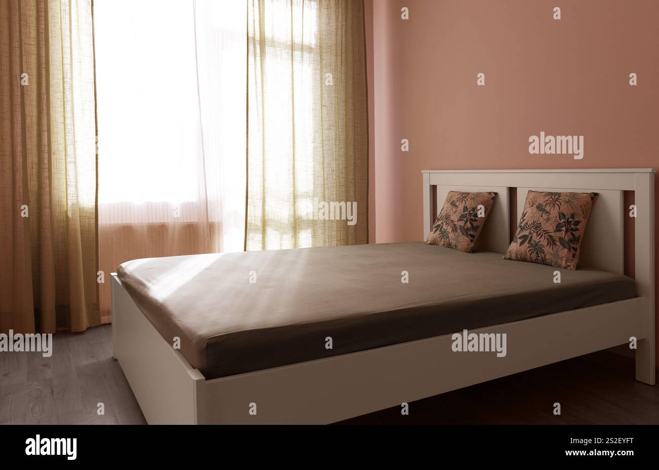 Bedroom interior, furniture and design in trendy colors of the year ...