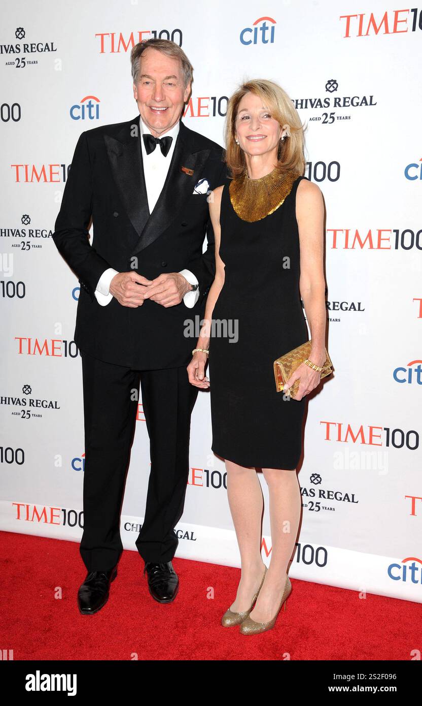 Charlie Rose and Amanda Burden at the TIME 100 Gala - TIME's 100 most ...