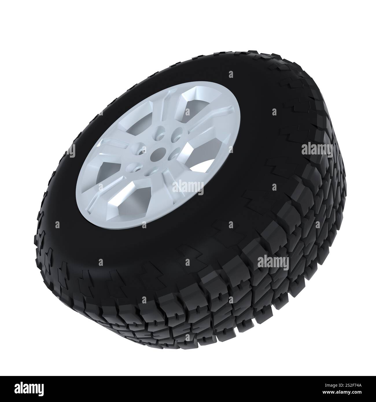 Tire mounted Cut Out Stock Images & Pictures - Alamy