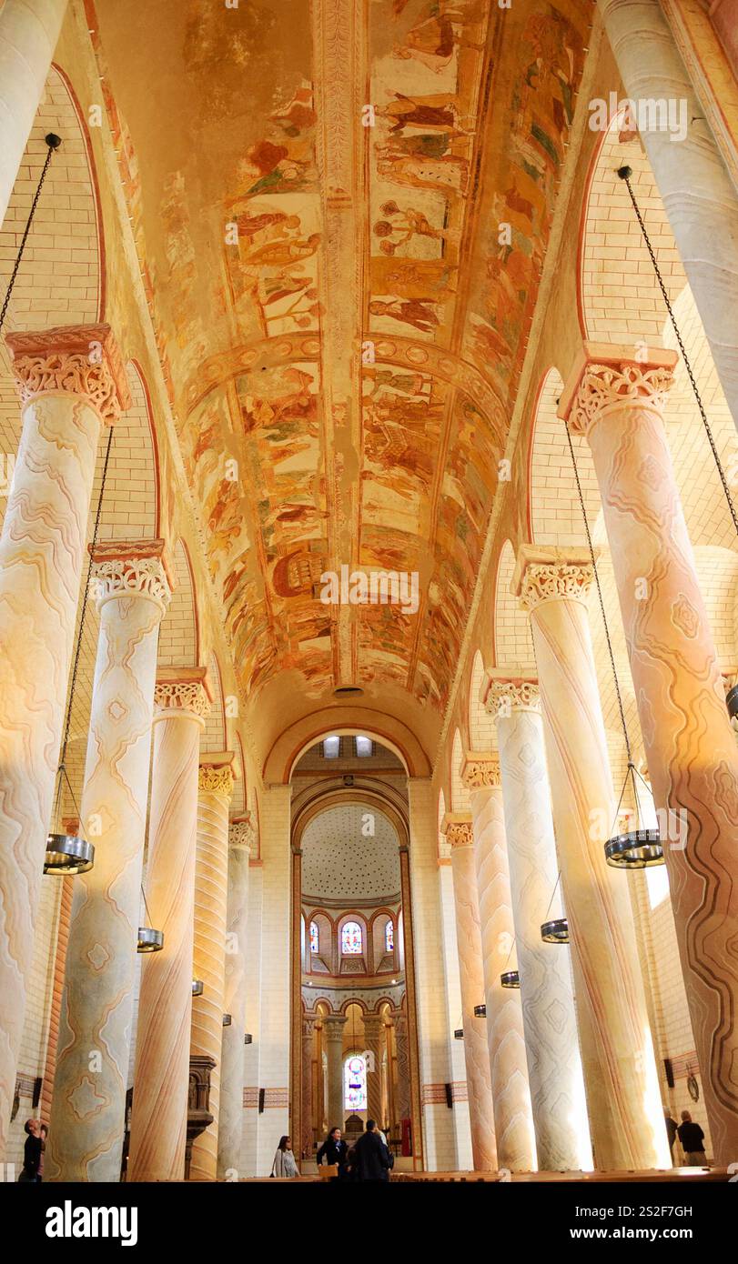 Saint-Savin, France - May 5, 2016: Noah's Ark and other Bible stories ...