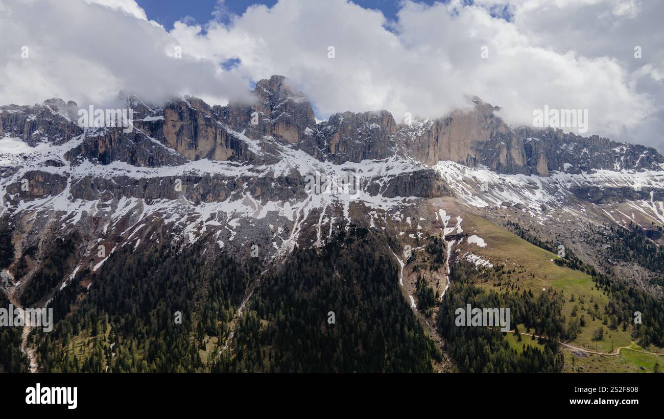 The Italian Alps, a majestic mountain range spanning the northern ...