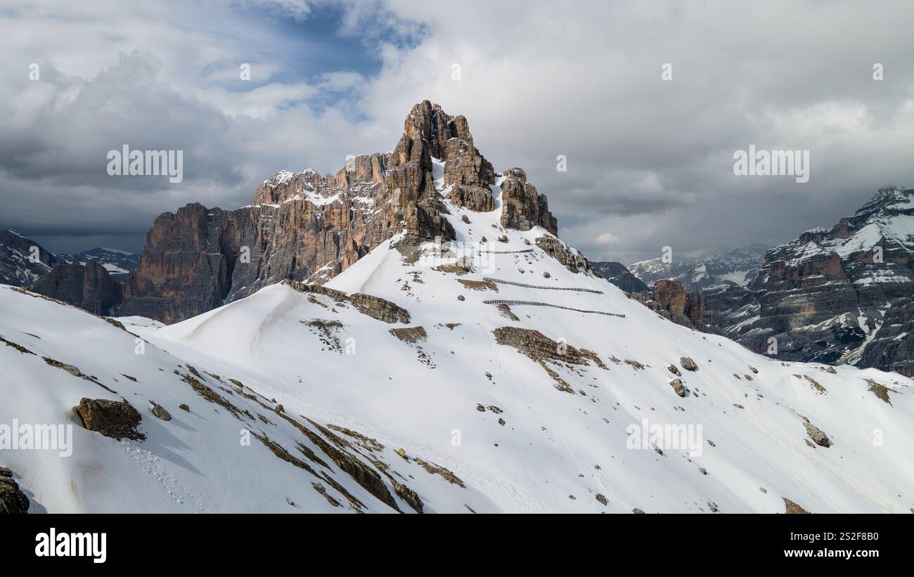 The Italian Alps, a majestic mountain range spanning the northern ...