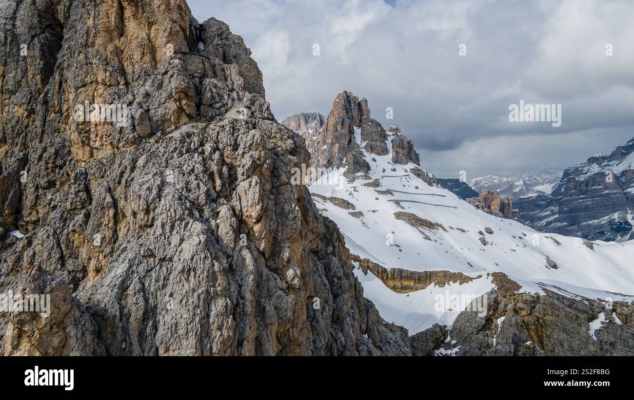 The Italian Alps, a majestic mountain range spanning the northern ...