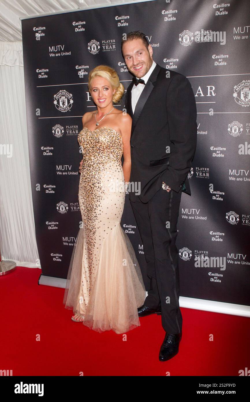 Tyson and Paris Fury arrive at Manchester United Player of the Year ...