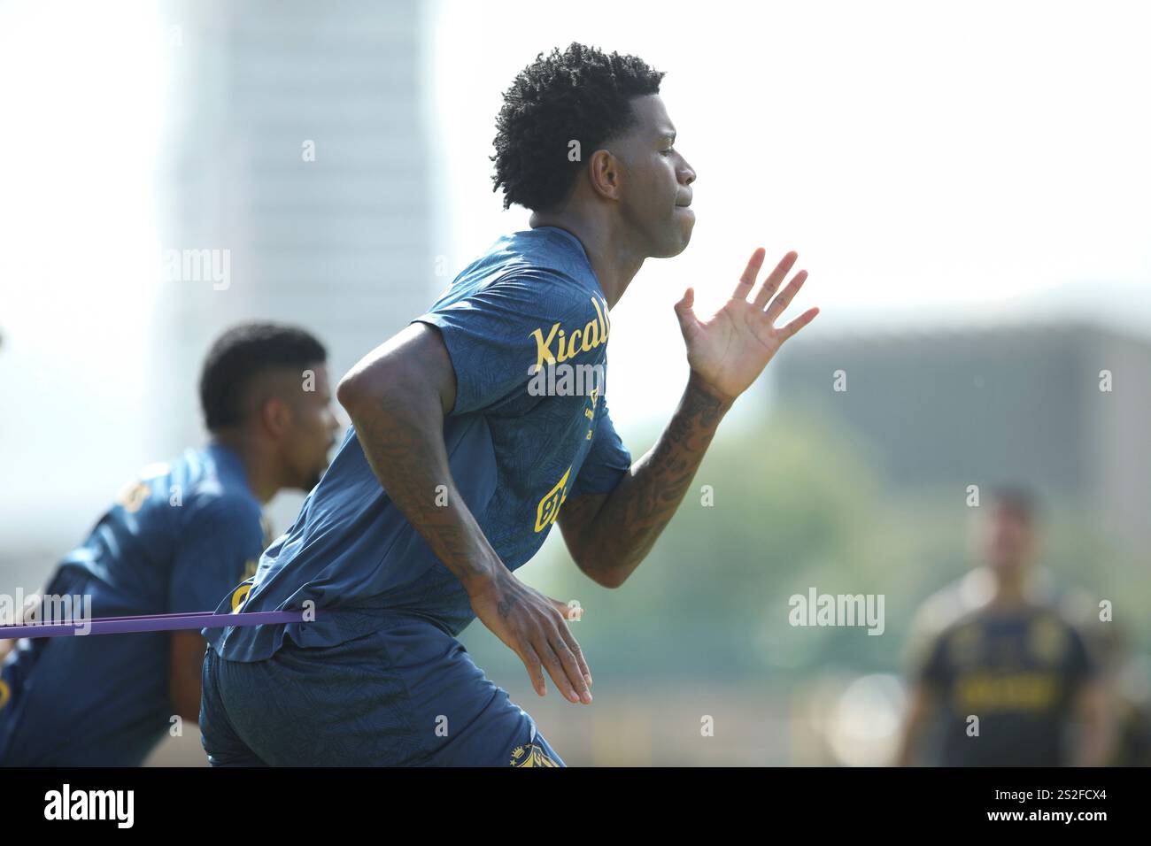 SP - SANTOS - 07/01/2025 - SANTOS, TRAINING - Gil, Santos player ...