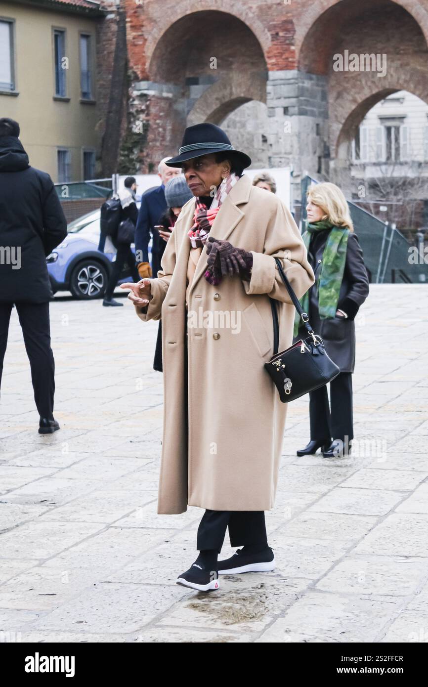 Milan, Italy. 07th Jan, 2013. Milan, Rosita Missoni's funeral in the ...