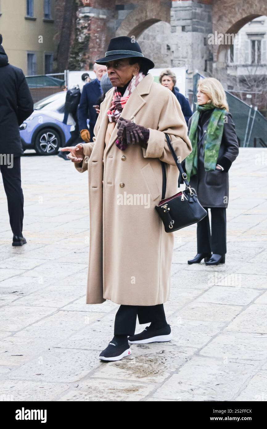 Milan, Italy. 07th Jan, 2013. Milan, Rosita Missoni's funeral in the ...
