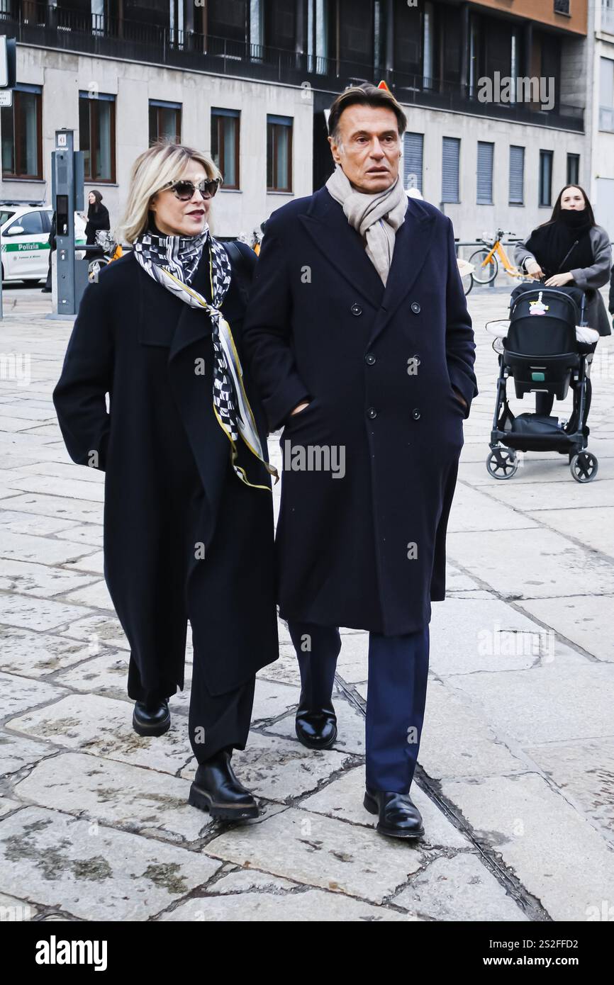 Milan, Italy. 07th Jan, 2013. Milan, Rosita Missoni's funeral in the ...