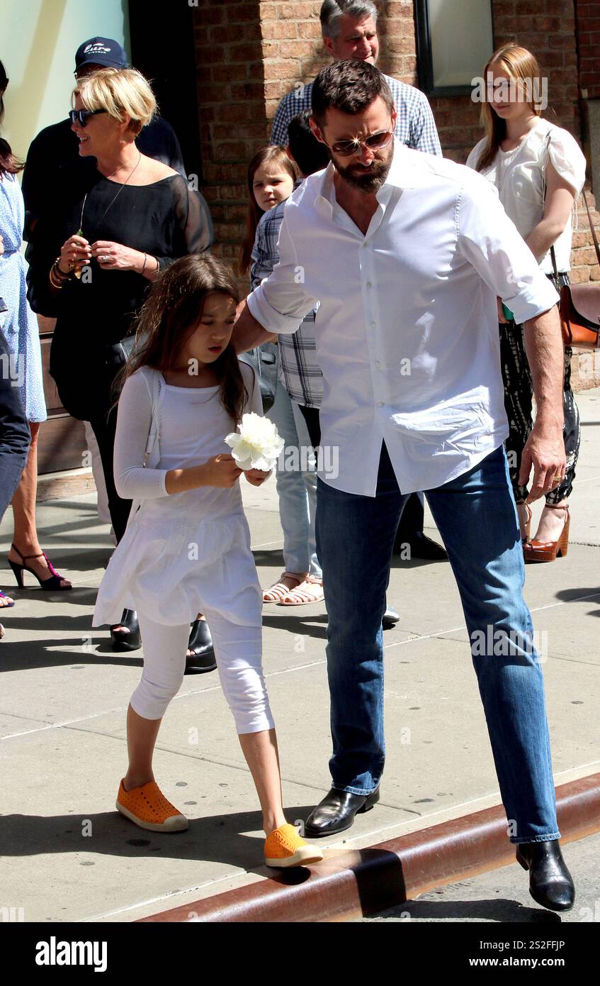 Hugh Jackman and Deborra-Lee Furness with their daughter Ava Eliot ...