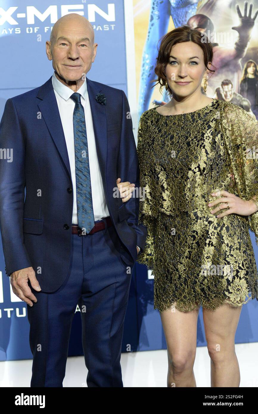 Sophie alexandra stewart and patrick stewart hi-res stock photography ...