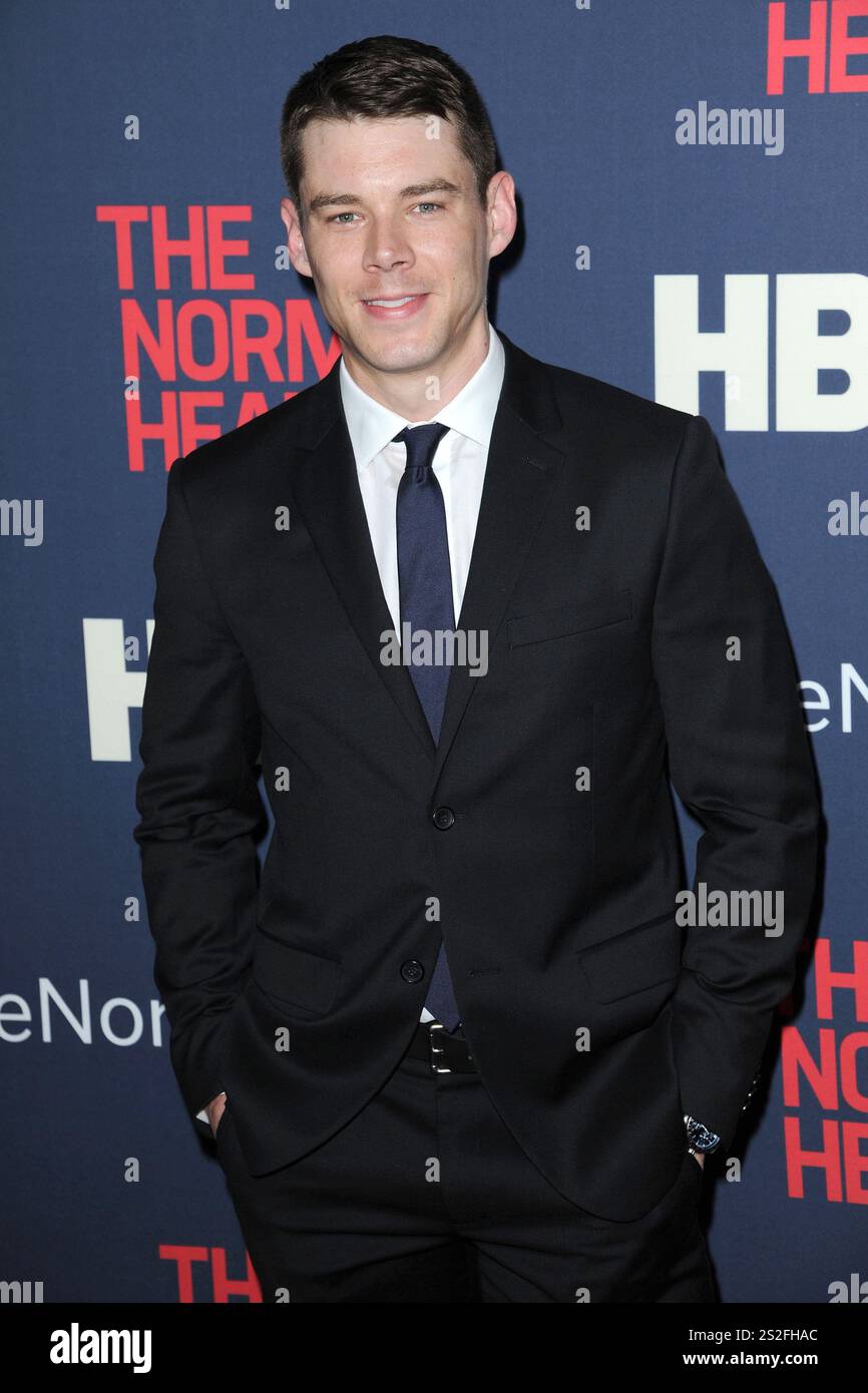 Brian J. Smith at the premiere of 'The Normal Heart' at Ziegfeld ...