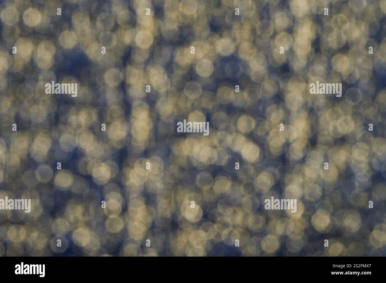 Magic blurred patetrn background. Blur round light on blue backdrop ...