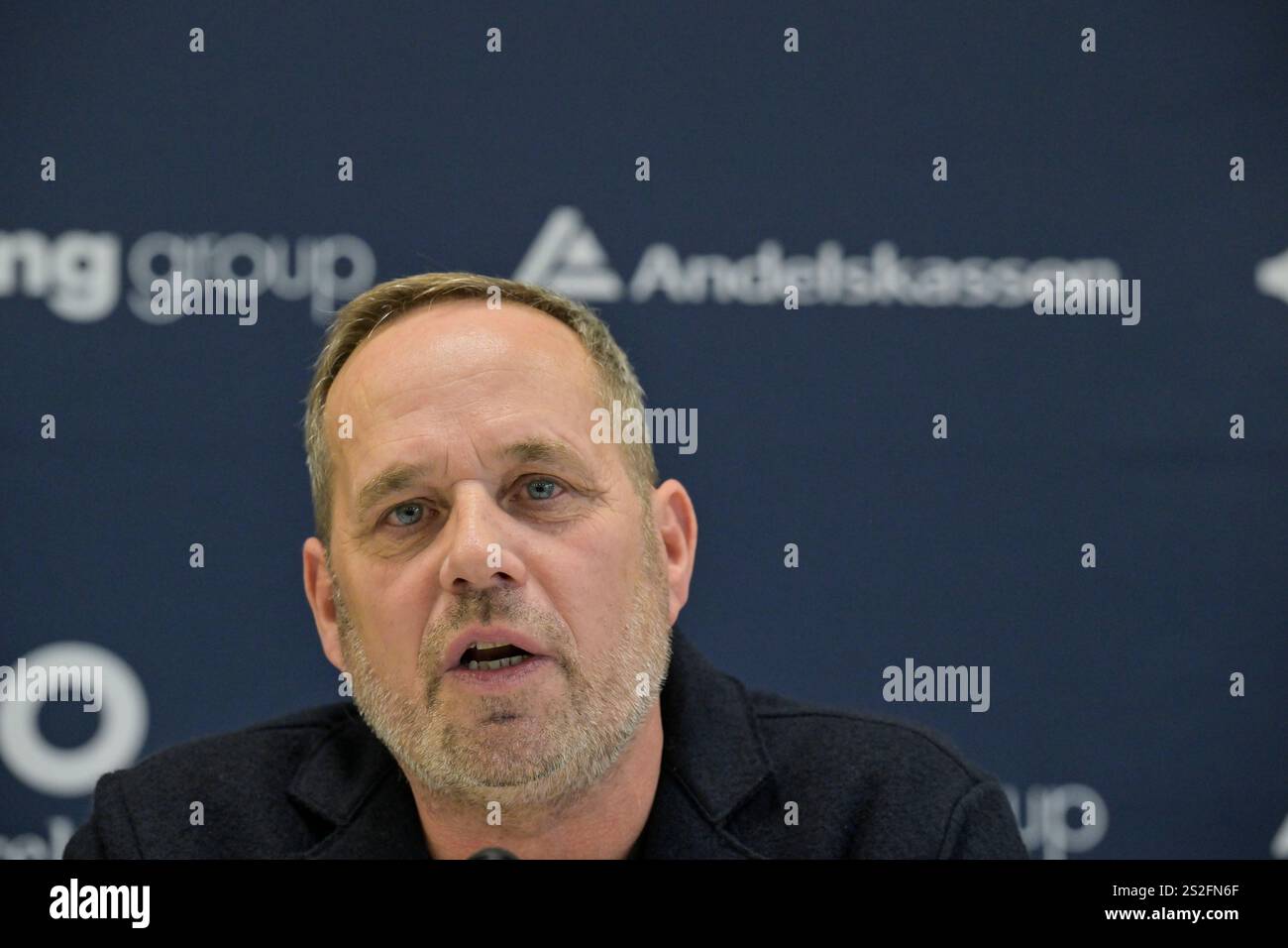 Denmark. 07th Jan, 2025. Press conference where the Superliga club AGF ...