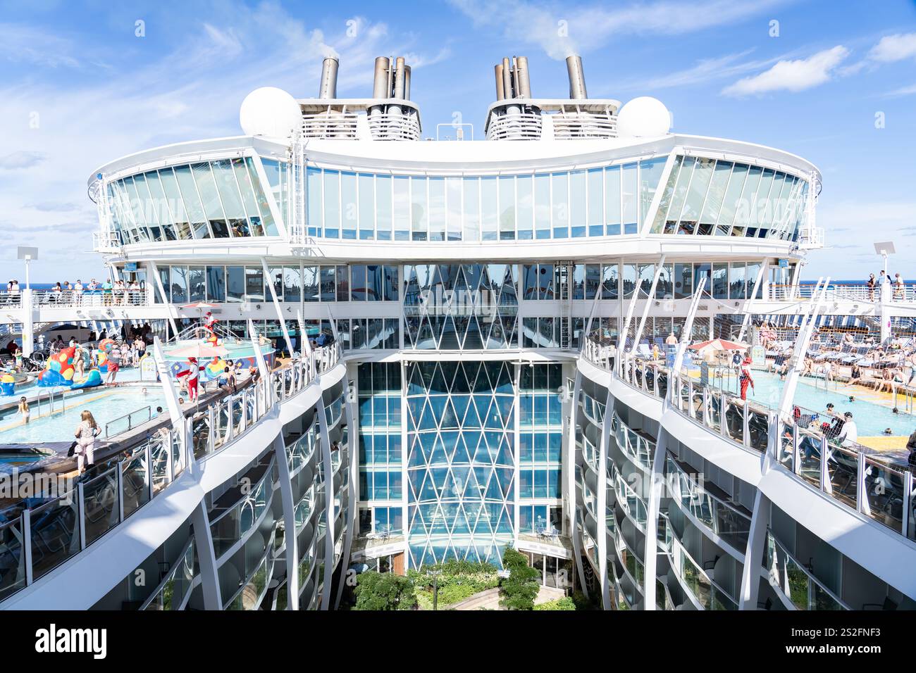Royal Caribbean cruise ship Allure of the Seas one of the biggest ...