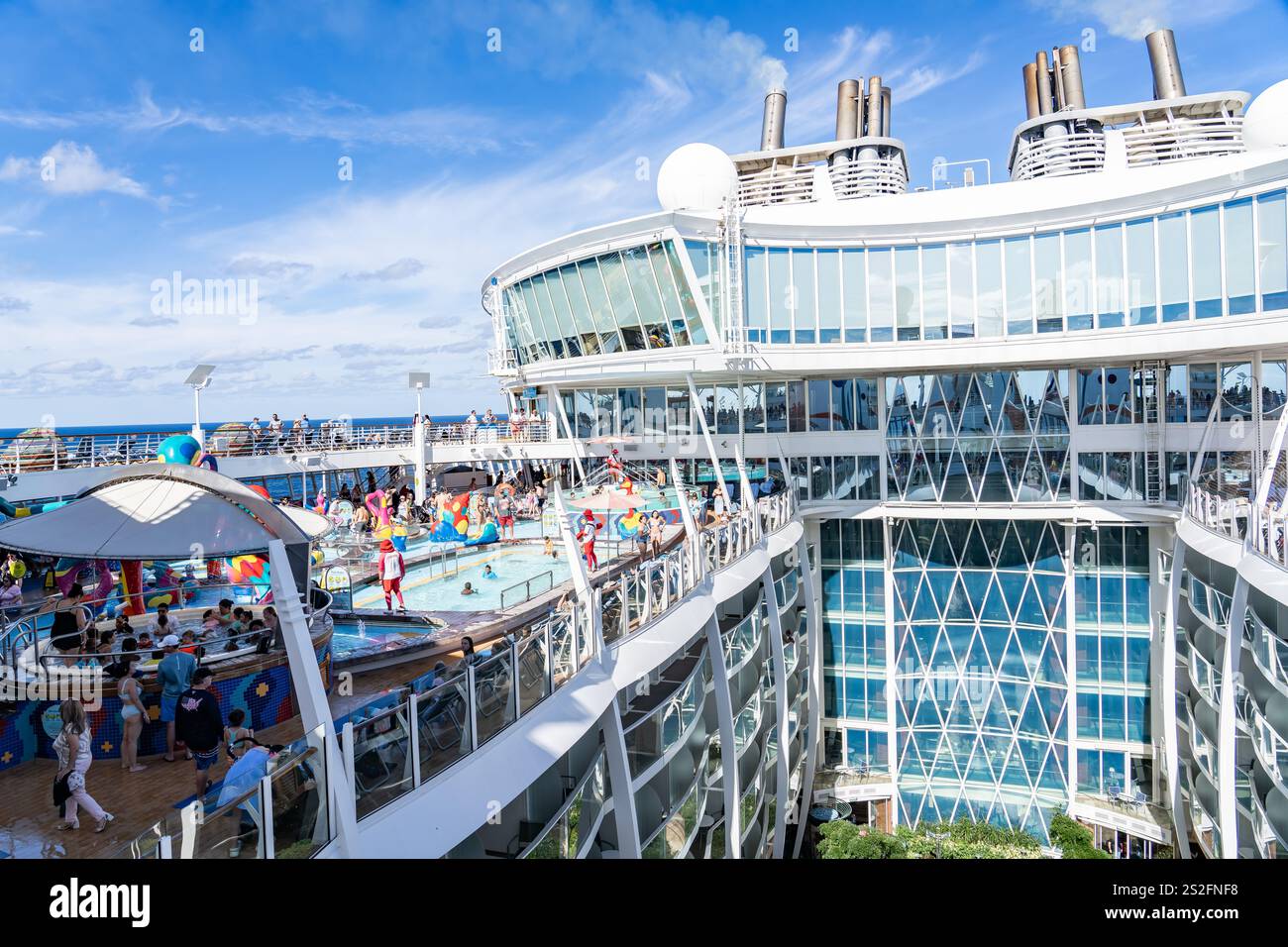 Royal Caribbean cruise ship Allure of the Seas one of the biggest ...