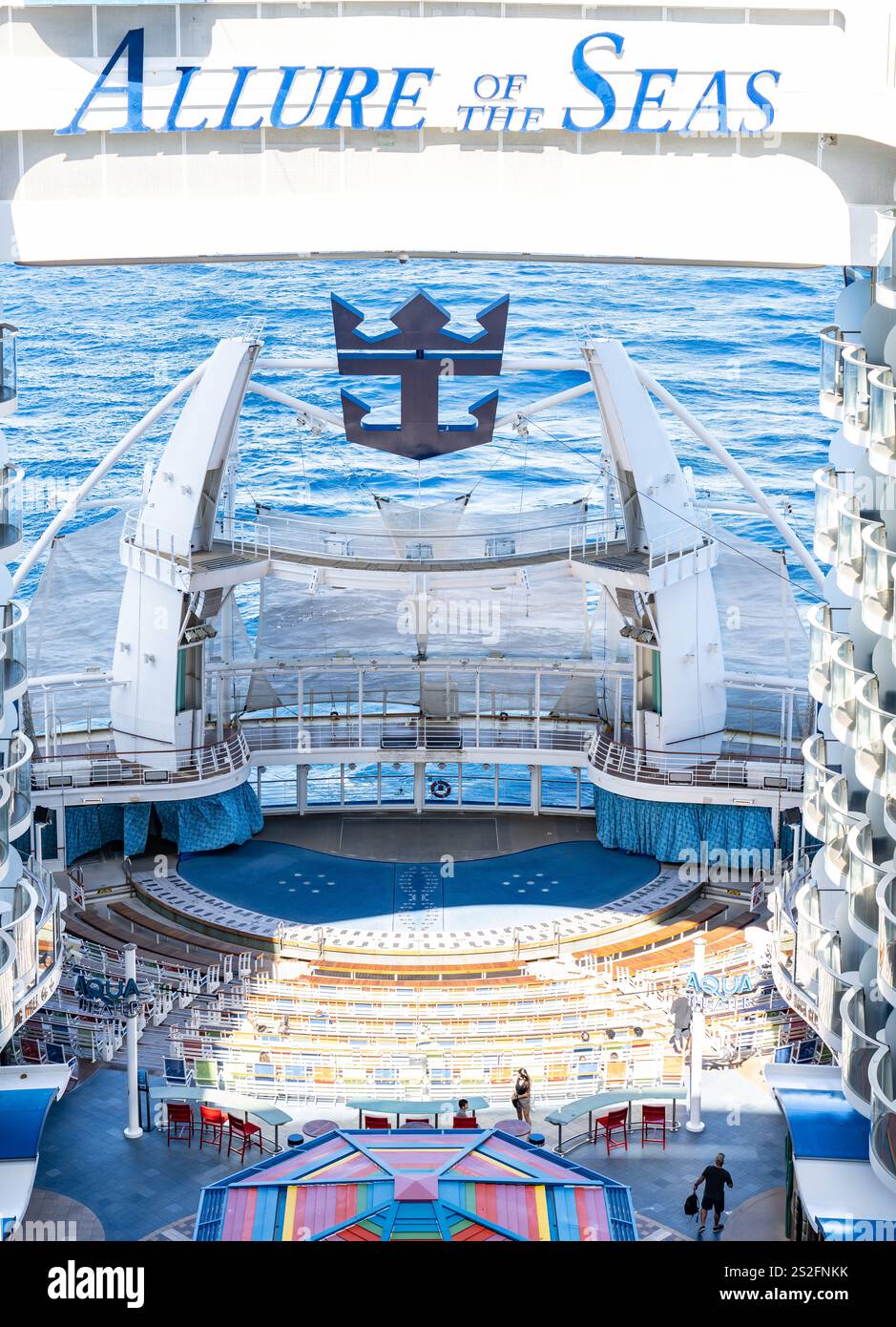 Royal Caribbean cruise ship Allure of the Seas one of the biggest ...
