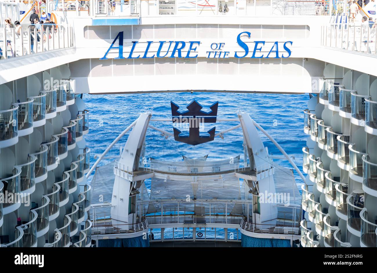 Royal Caribbean cruise ship Allure of the Seas one of the biggest ...