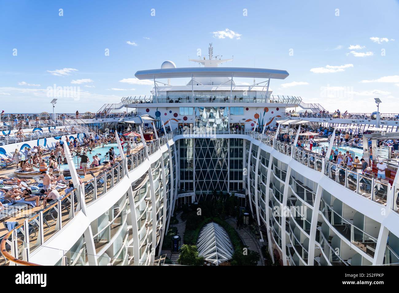 Royal Caribbean cruise ship Allure of the Seas one of the biggest ...