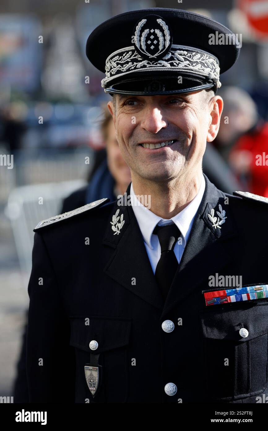 French Police Nationale general director Louis Laugier attends ...