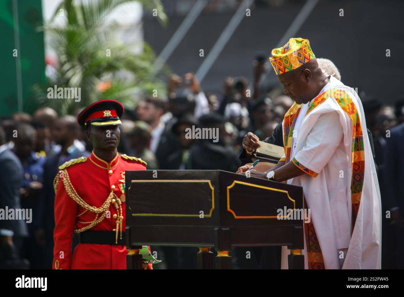 January 7, 2025, Accra, Greater Accra Region, Ghana: President JOHN ...