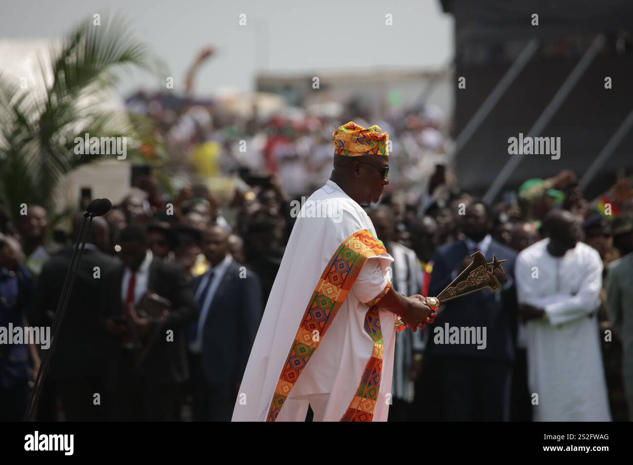 January 7, 2025, Accra, Greater Accra Region, Ghana: President JOHN ...