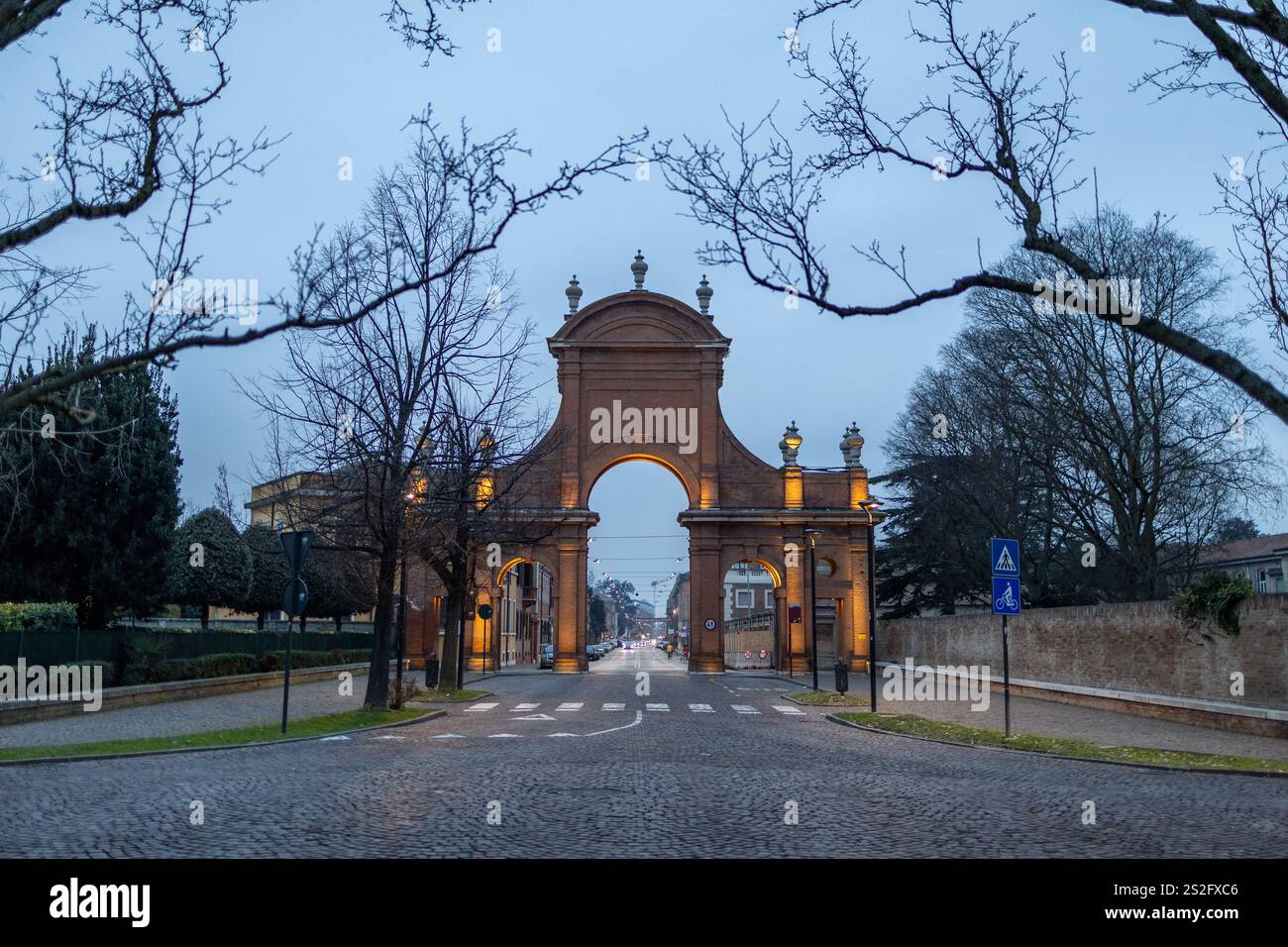 Ferrara, italy - january 6 2025 - in the photo - Porta delle medaglie d ...