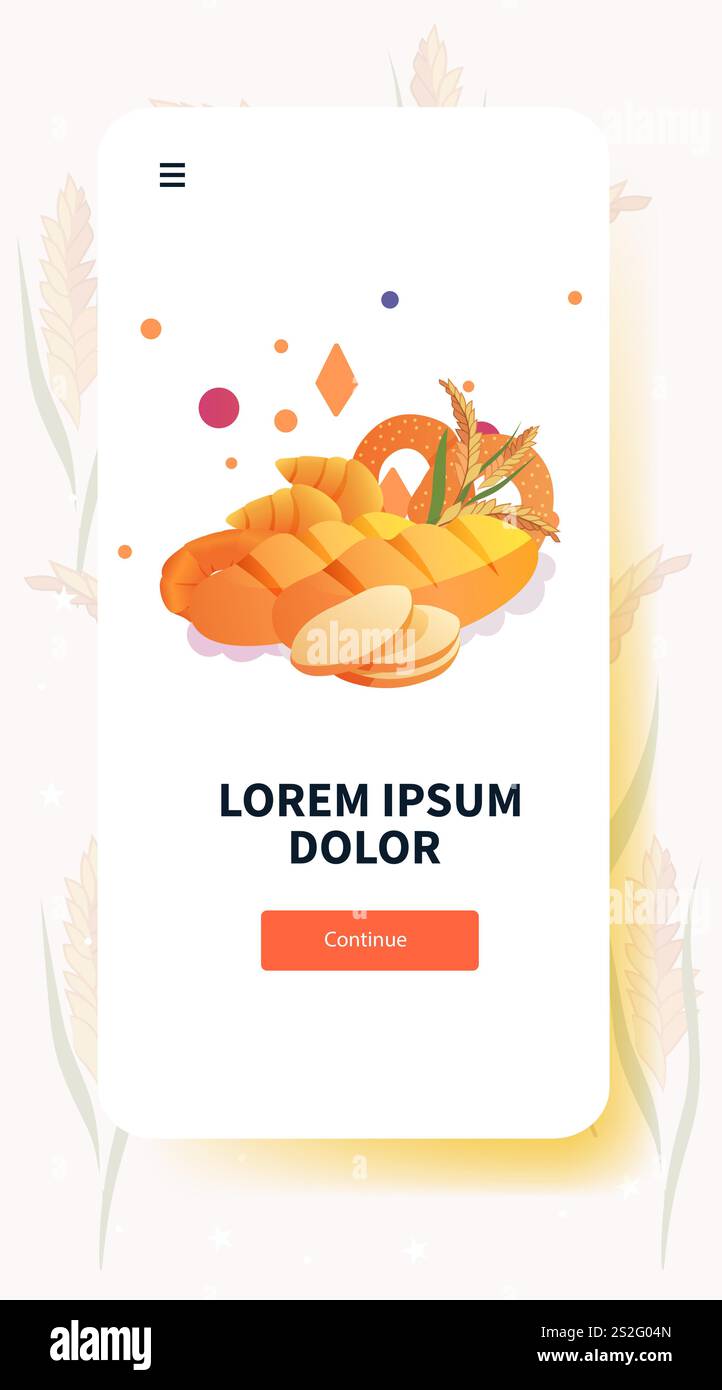 Soft texture bread Stock Vector Images - Alamy