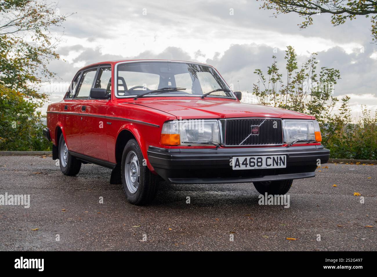 1983 Volvo 240 DL classic Swedish saloon car Stock Photo - Alamy