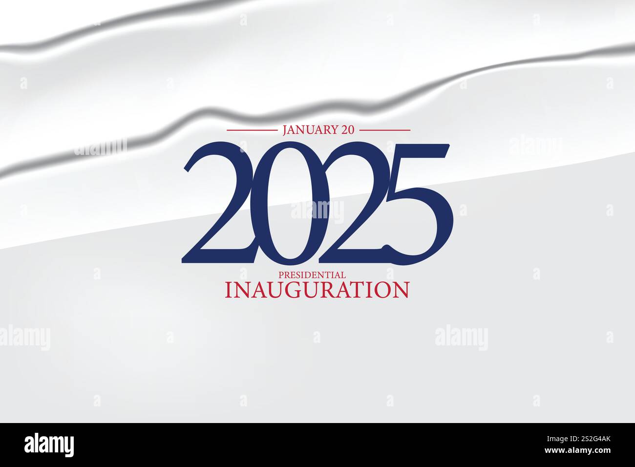 The 2025 presidential inauguration beautiful design Stock Vector Image ...