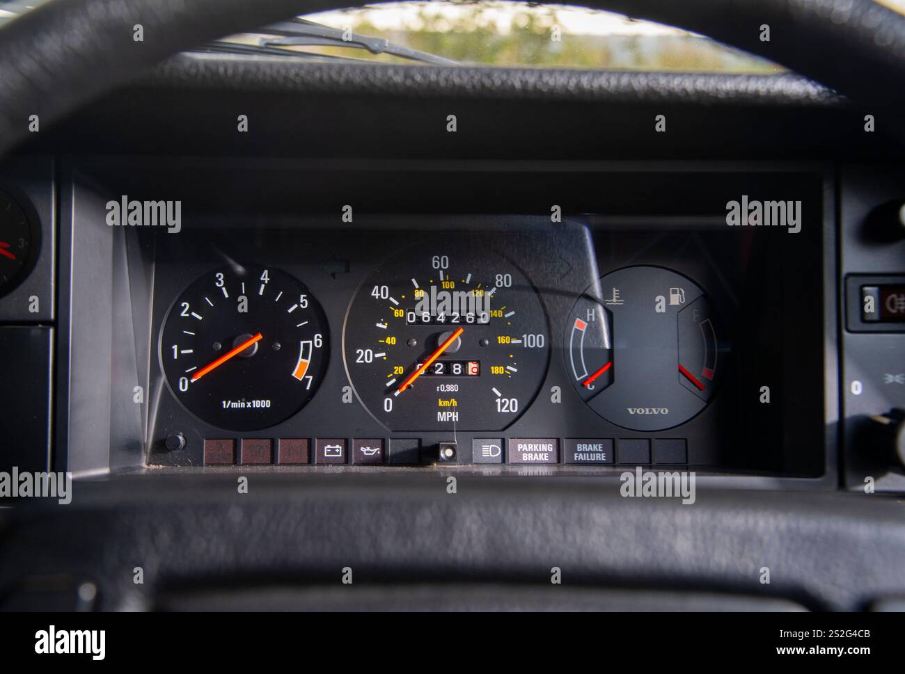 1983 Volvo 240 DL classic Swedish saloon car Stock Photo - Alamy