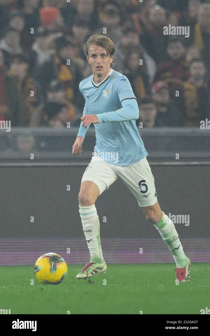 Roma, Italia. 05th Jan, 2025. Lazio's Nicolo' Rovella during the Serie A Enilive soccer match ...