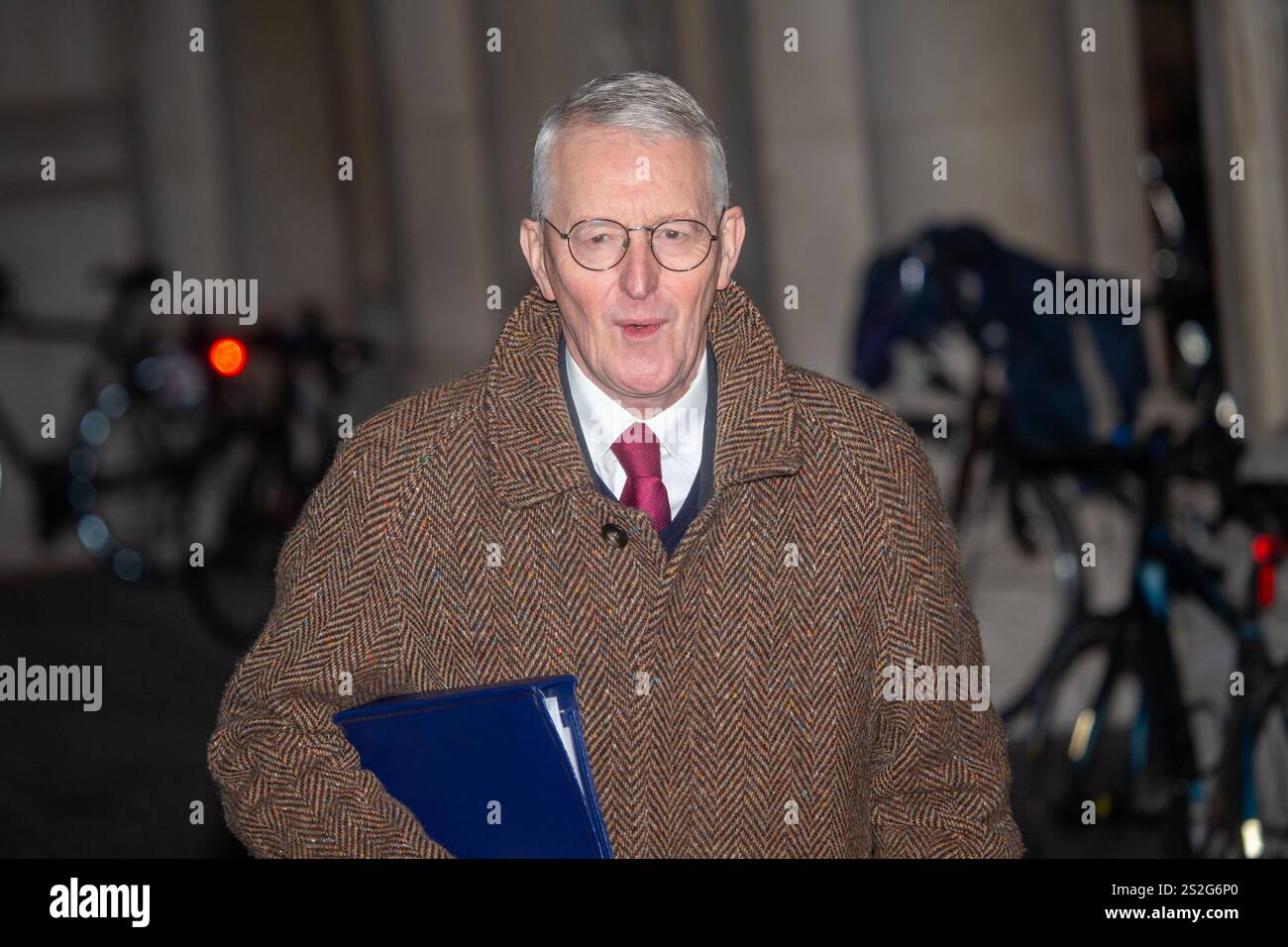 London, England, UK. 7th Jan, 2025. HILARY BENN, Secretary of State for ...