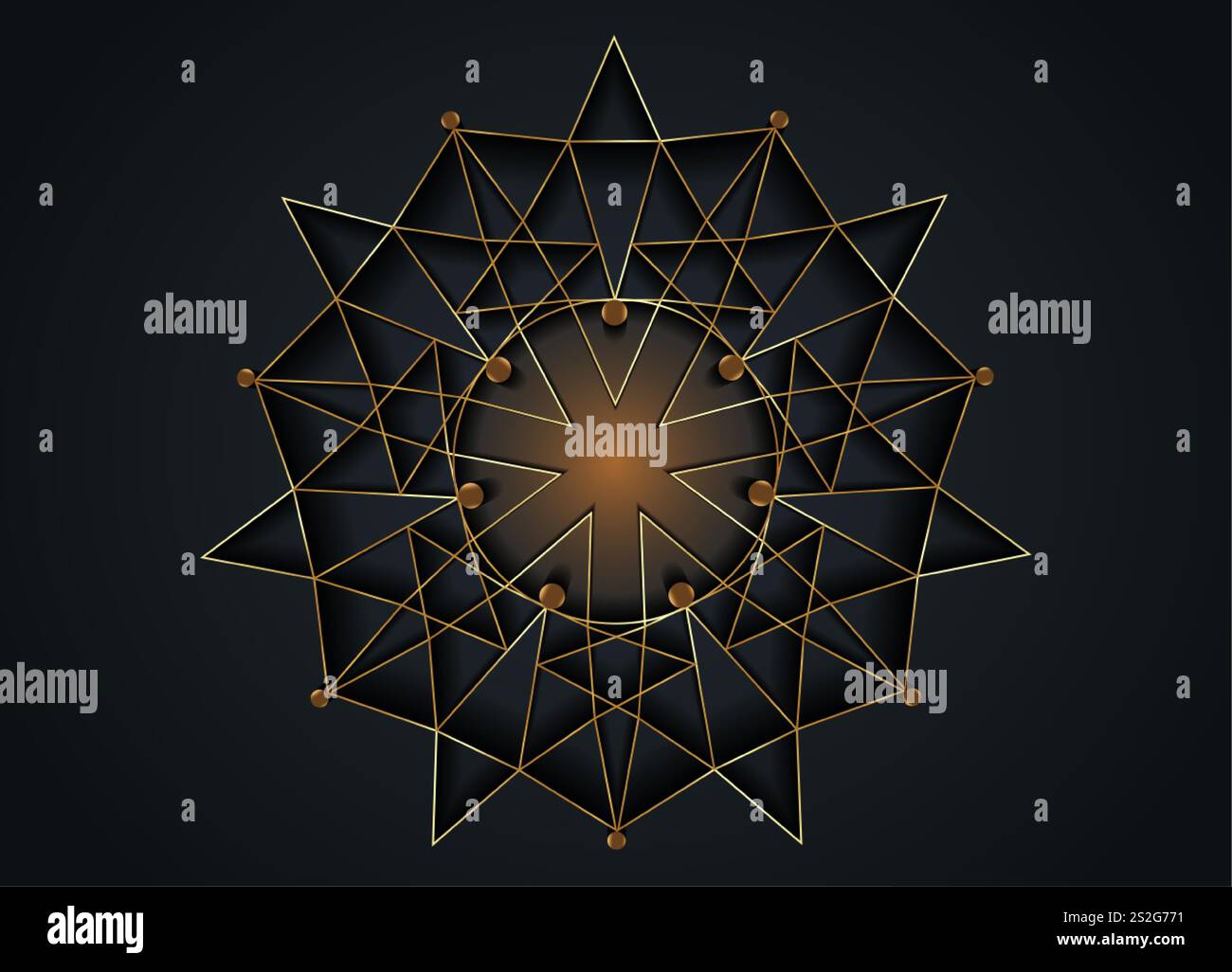 Round sacred Stock Vector Images - Alamy