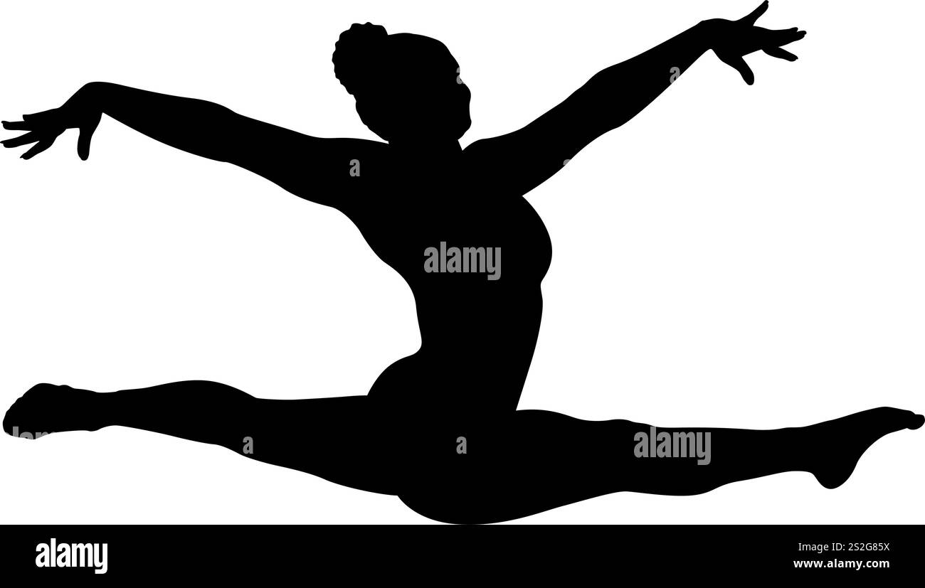 Gymnastics Women Digital EPS Vector File | High-Quality Athletic ...