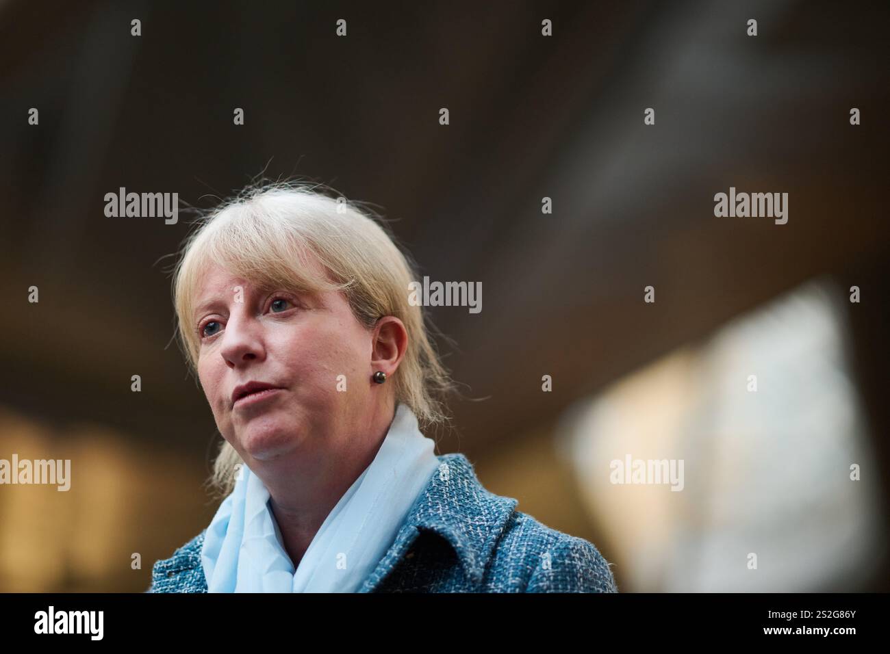 Edinburgh Scotland, UK 07 January 2025. Cabinet Secretary for Finance ...